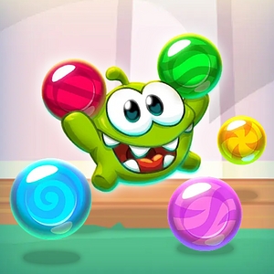 Om Nom Bubbles - Hyves Games